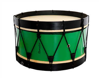 Bombo Tradicional Adamastor Nº8 55cm Verde/aro preto | Ludimusic
