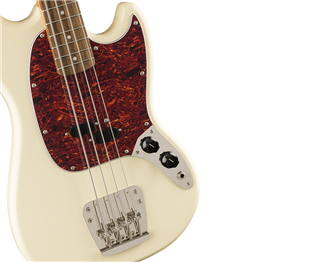 Fender Squier Mustang Bass Classic Vibe 60s Olympic White Short Scale ...