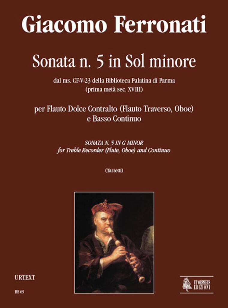 Sonata N. 5 in Sol minore Dal ms. CF-V-23 della Biblioteca Palatina di ...